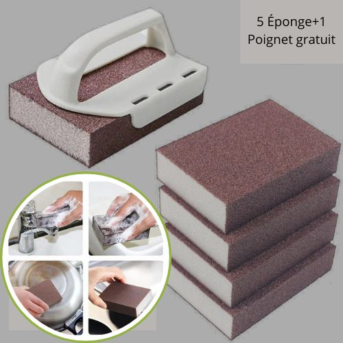 🔥 Éponge magique Marron-Magiclean ™ – Nour