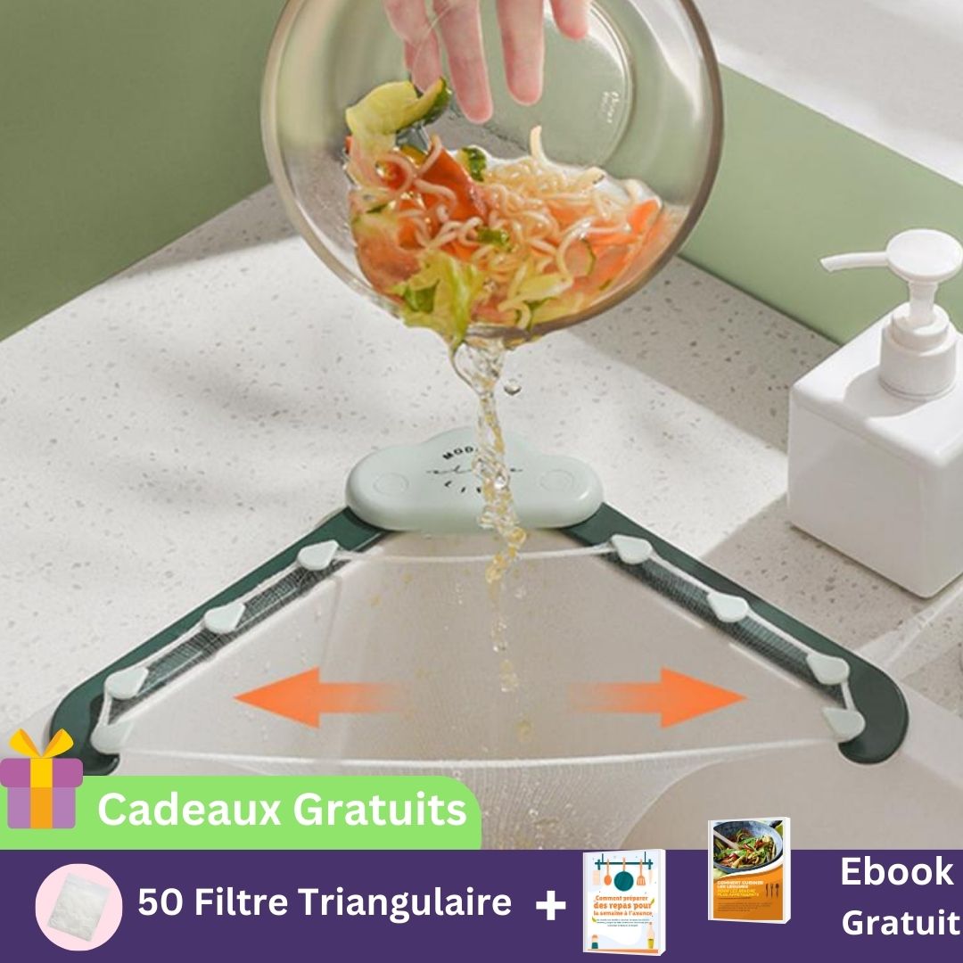 🍵Filet filtrant pour évier Triangulaire/Magicfiltre™ – Nour
