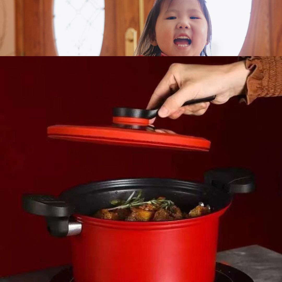 Marmite à micro pression rouge /EASY™ – Rayonnour